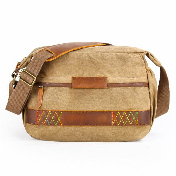 Waterproof Canvas Messenger Bag DSLR Camera Shoulder Bag Canvas Camera ...